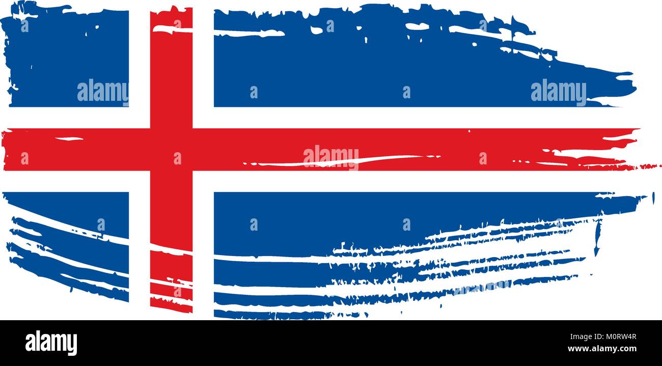 Iceland flag, vector illustration Stock Vector Image & Art - Alamy