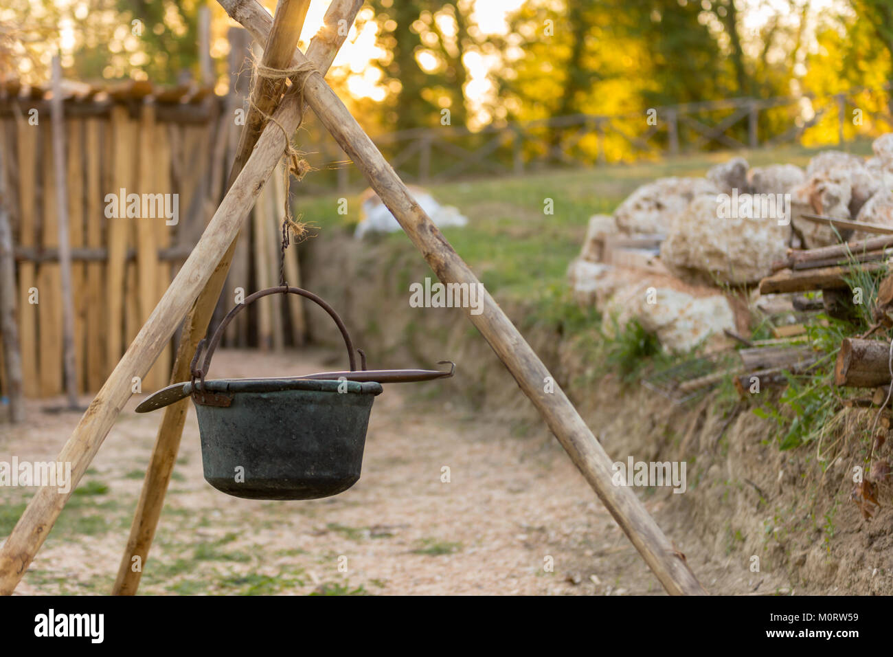 Ancient copper pot hi-res stock photography and images - Alamy