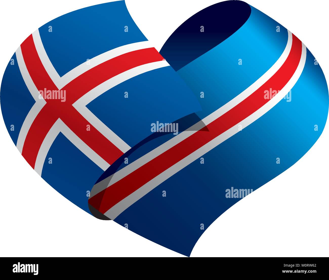 Iceland flag, vector illustration Stock Vector Image & Art - Alamy