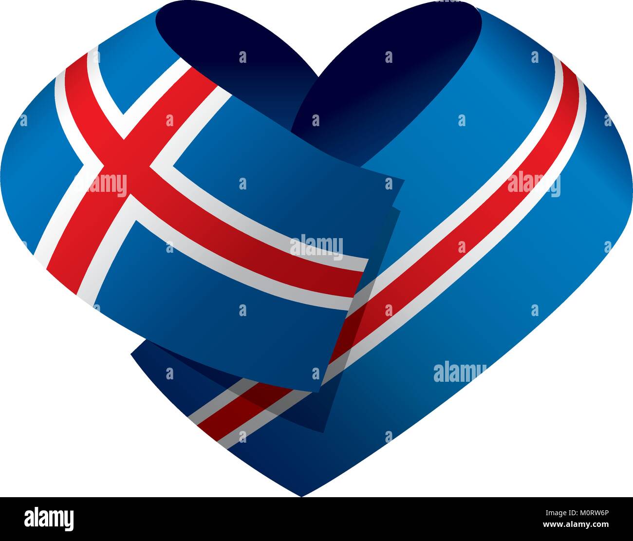 Iceland flag, vector illustration Stock Vector Image & Art - Alamy