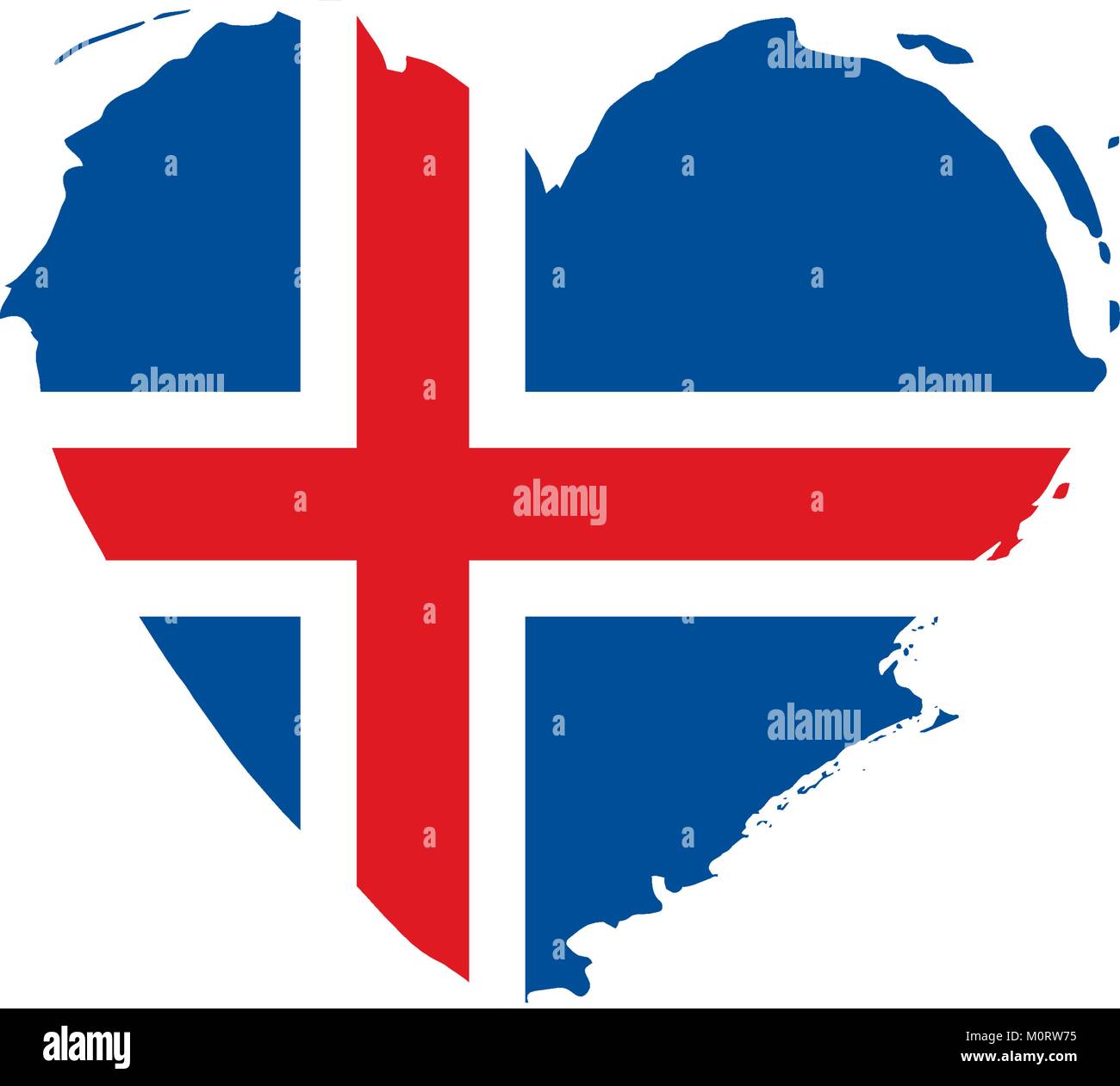 Iceland flag, vector illustration Stock Vector Image & Art - Alamy