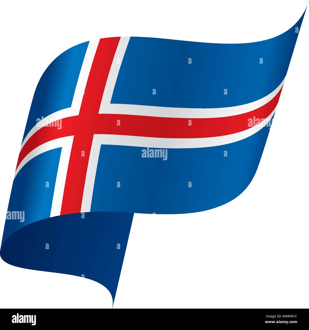 Iceland flag, vector illustration Stock Vector Image & Art - Alamy