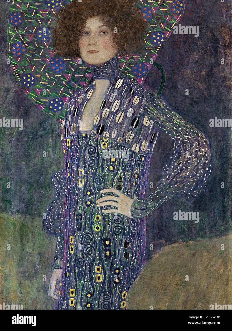 Gustav Klimt Portrait of Emilie Floge Stock Photo - Alamy