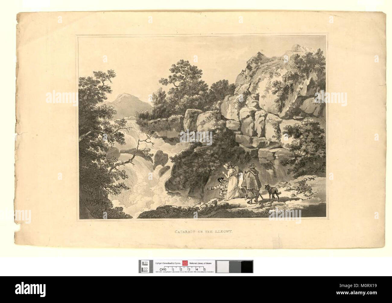 Cataract on the Llugwy is an artwork depicting a scenic view of a ...