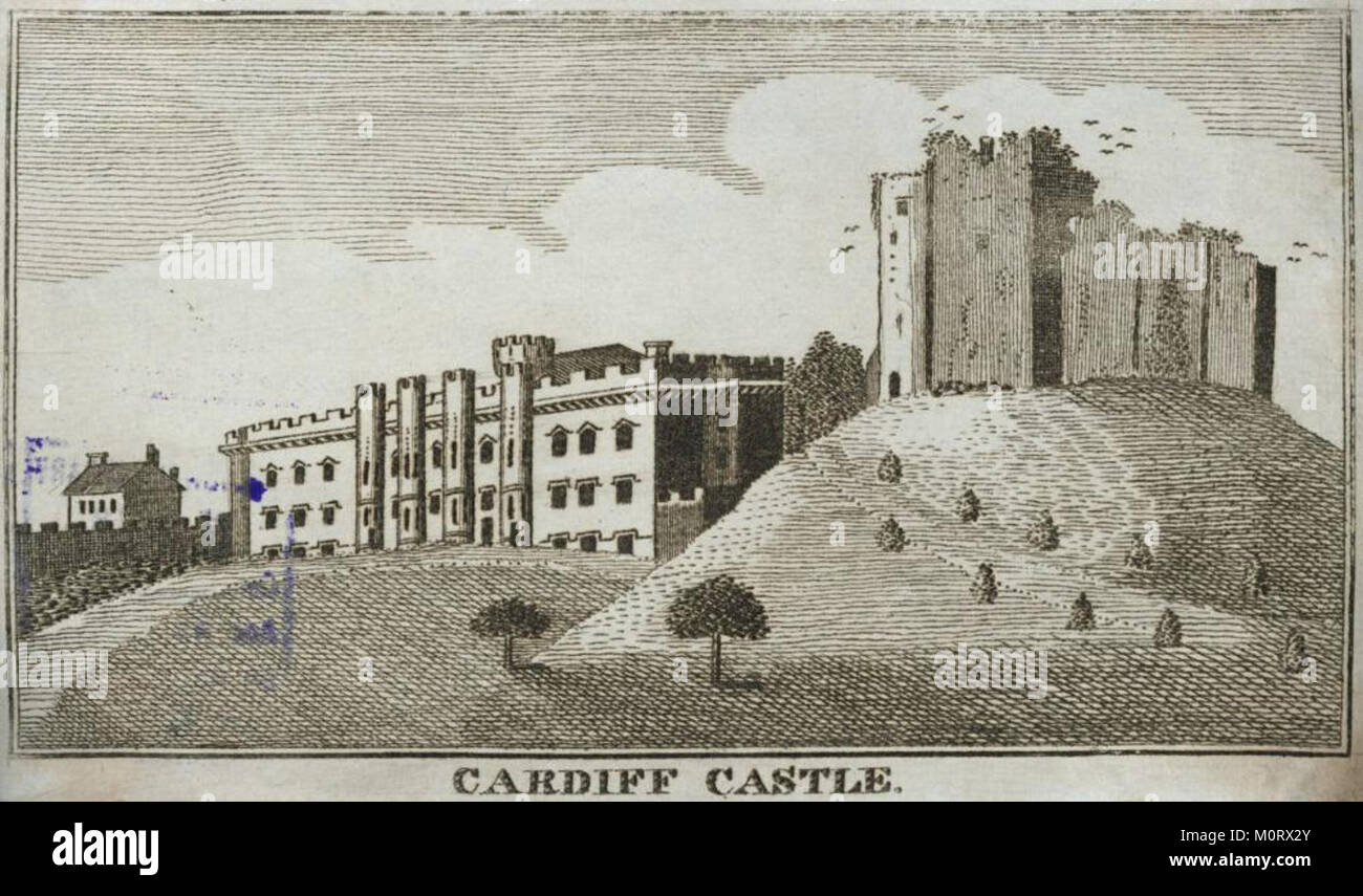 Cardiff Castle, located in Cardiff, Wales, is a historic fortress with ...