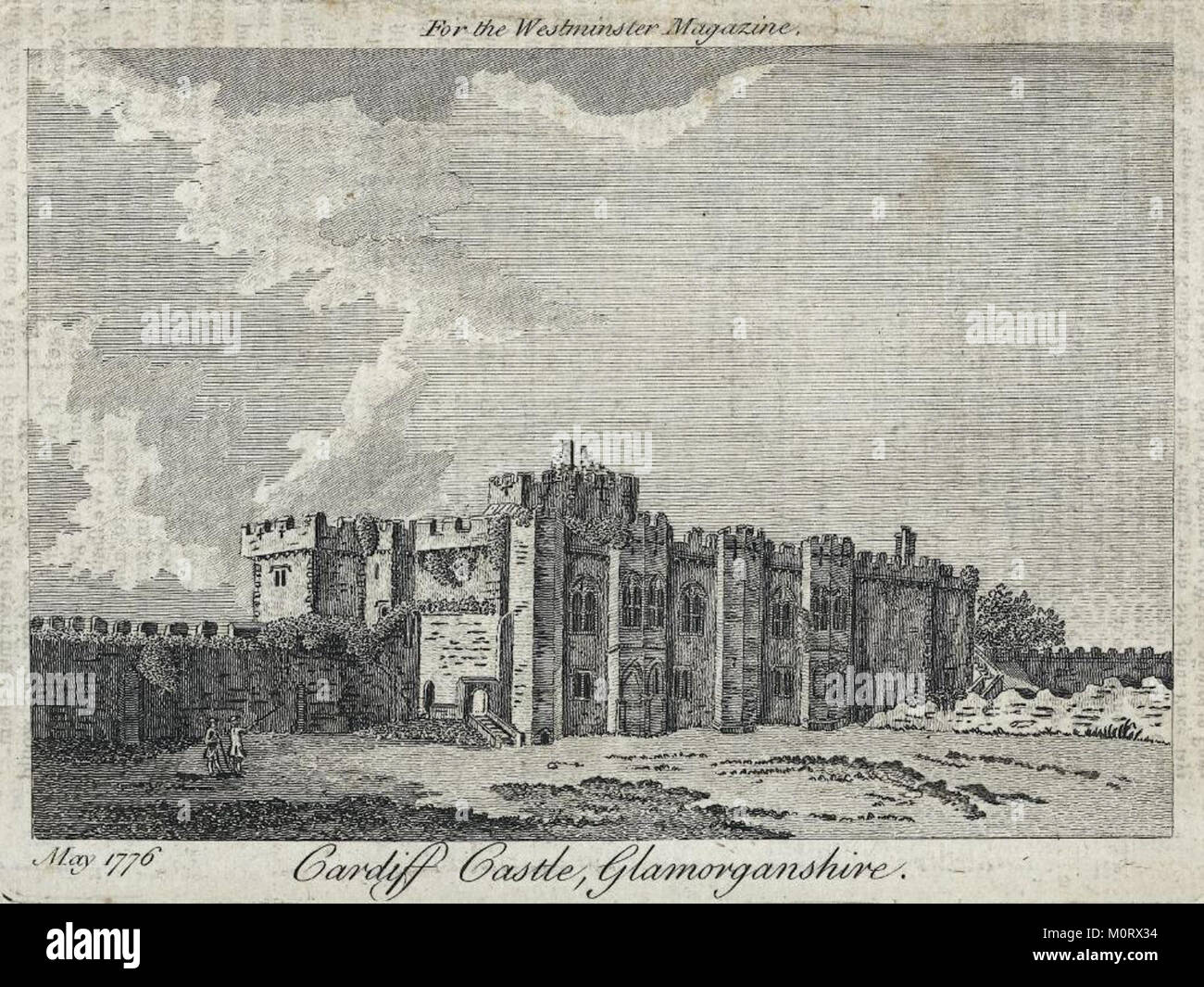 Cardiff Castle, located in Glamorganshire, Wales, is a historic site ...