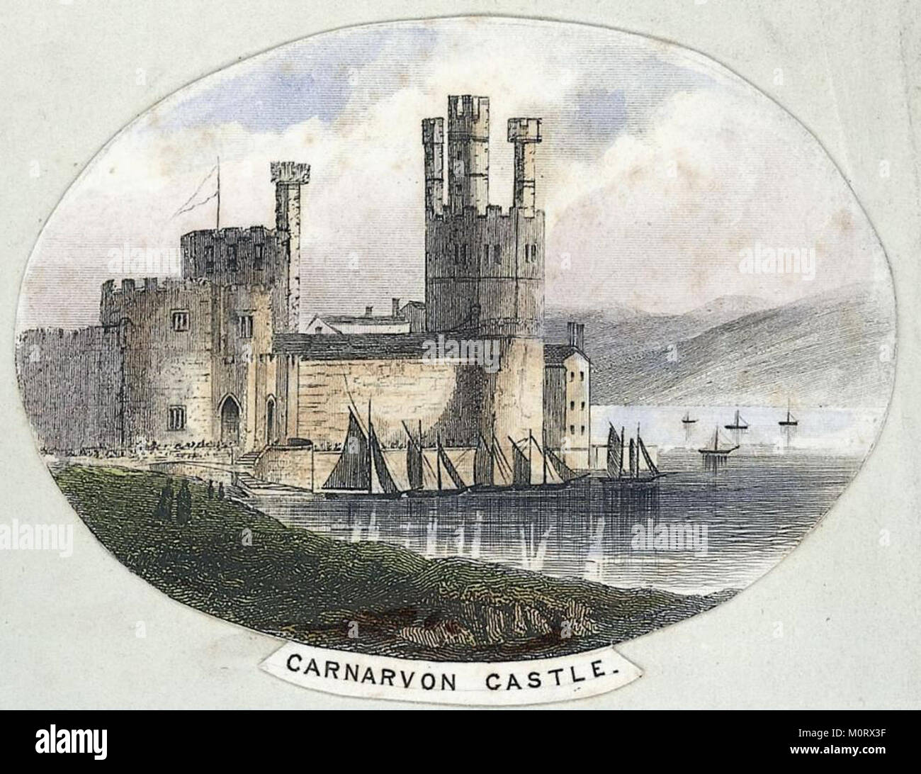 Carnarvon Castle is a historic castle located in Wales, known for its ...