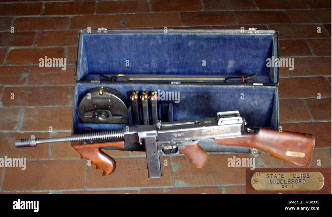 Cased Police Thompson Stock Photo - Alamy