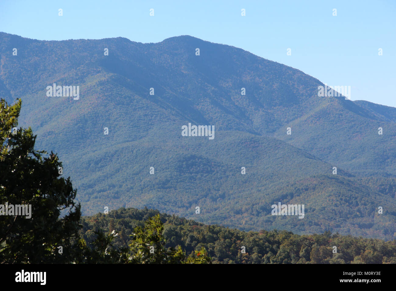Celo Knob from Three Knobs Overlook, October 2016 Stock Photo - Alamy