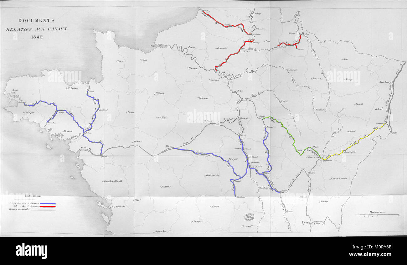 19th century trade routes map hi-res stock photography and images - Alamy