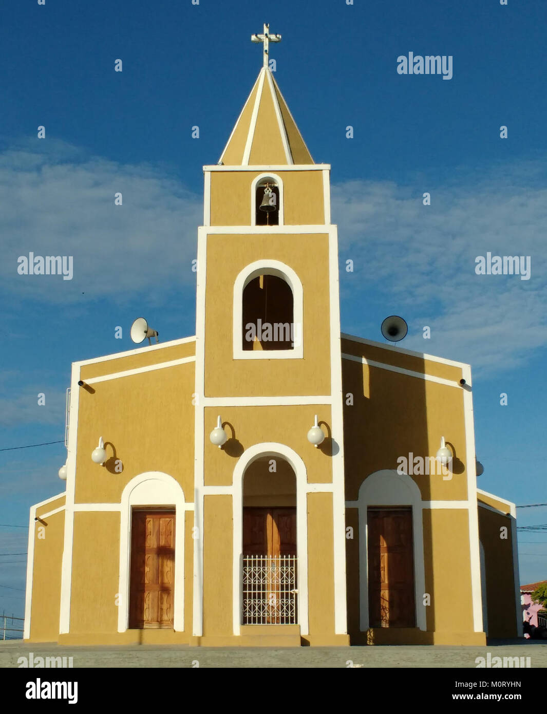 The Chapel of Santa Luzia, located in the state of Rio Grande do Norte ...