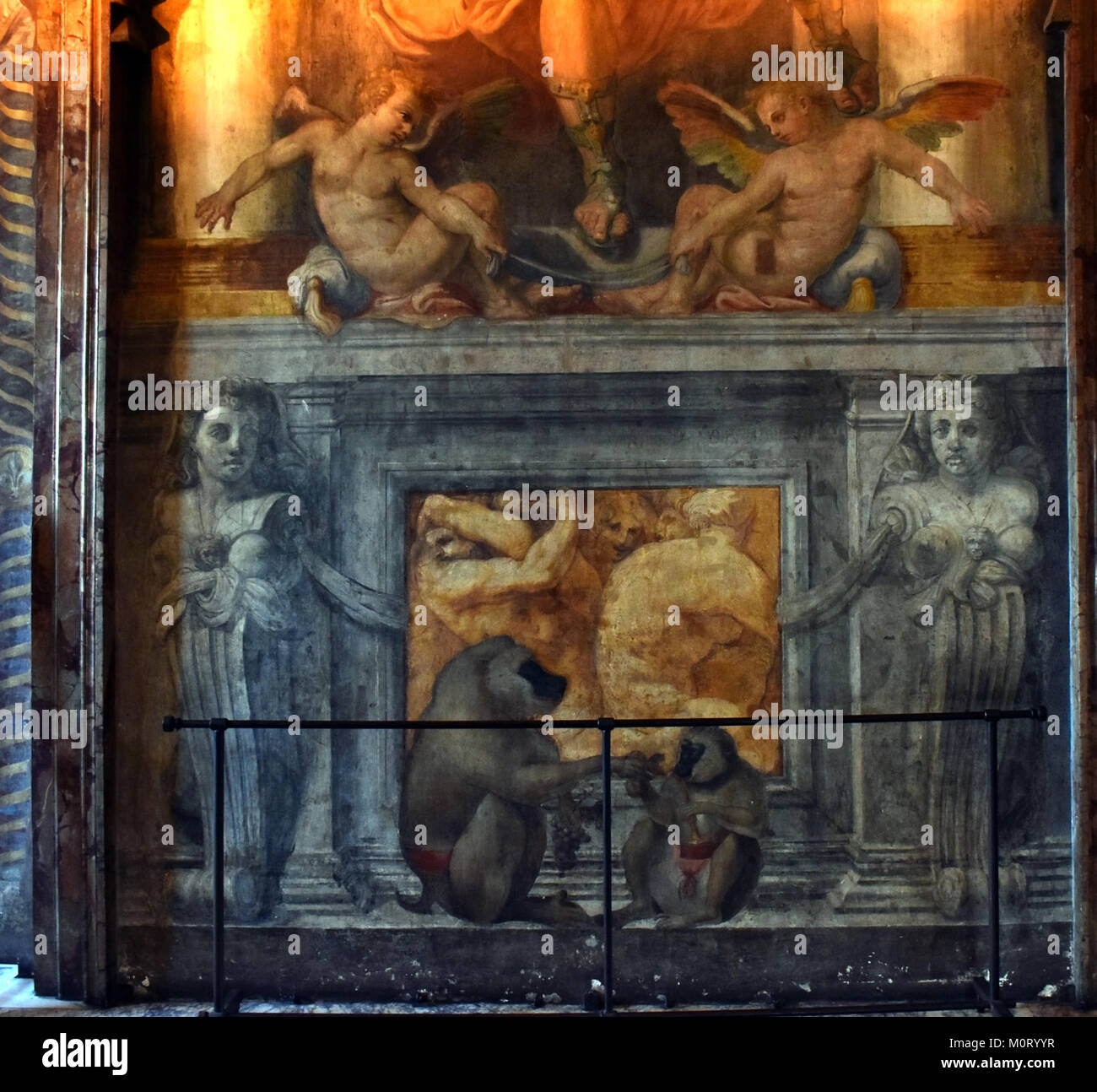 The Sala Paolina in Castel Sant'Angelo, Rome, is a historic room within ...