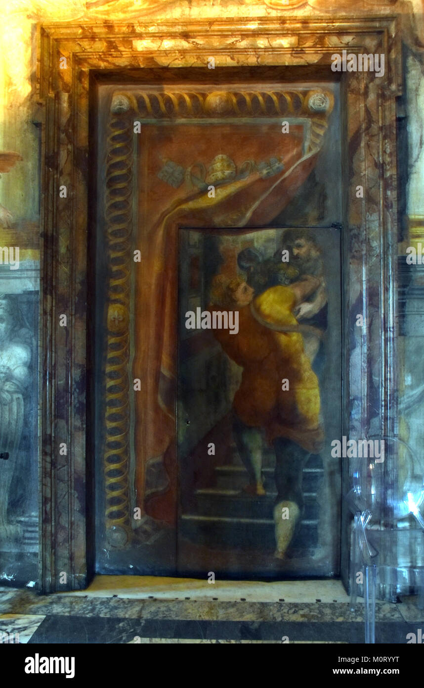 Castel Sant'Angelo, located in Rome, Italy, features the Sala Paolina ...