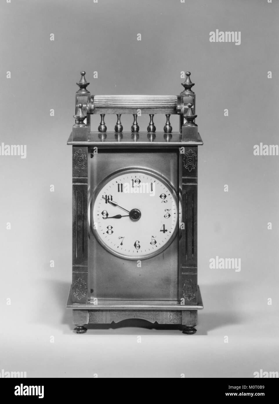 This object is a carriage clock, a portable timepiece popular in the ...