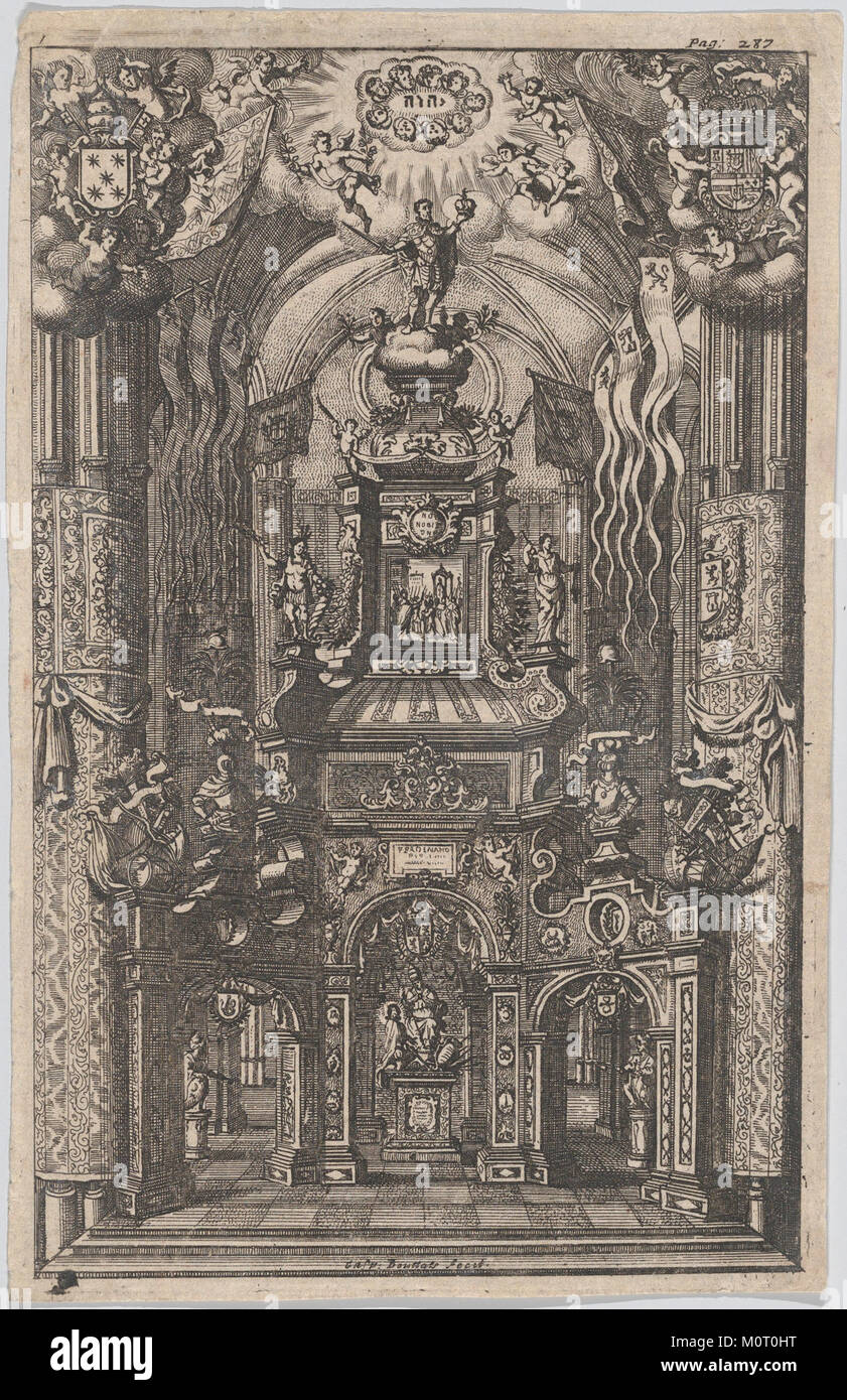A catafalque designed for the funeral of Archduke Ferdinand, featured ...
