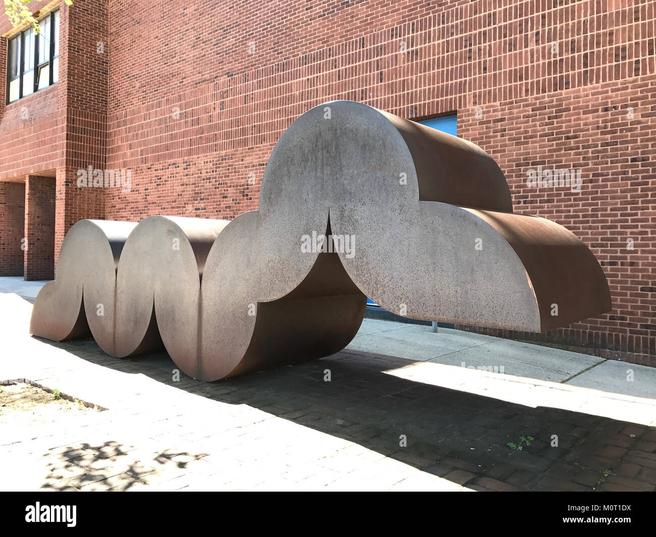This sculpture, titled 'Caterpillar,' was created in 1976 by Norman ...