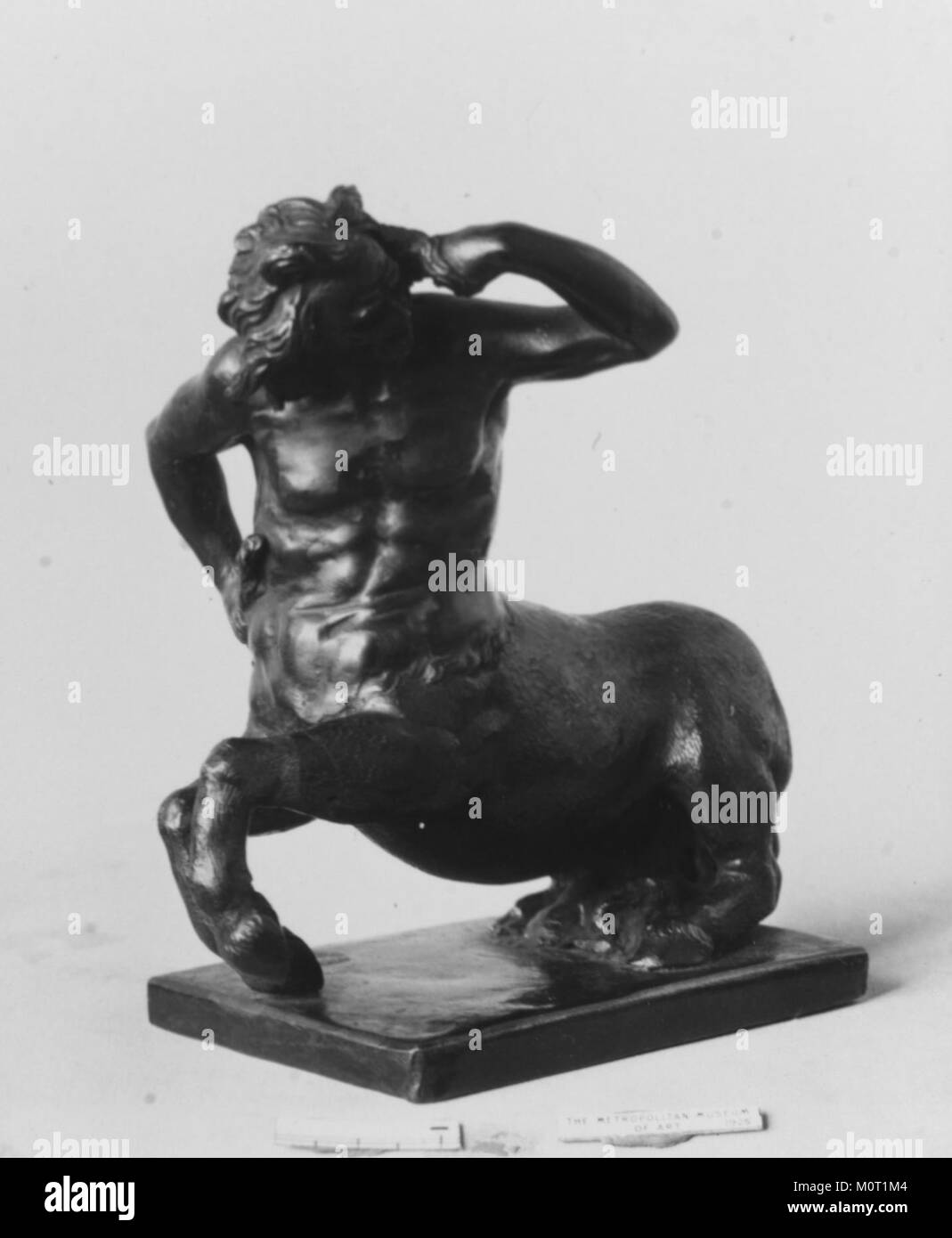 A sculpture of the centaur from ancient Greek mythology, displayed at ...
