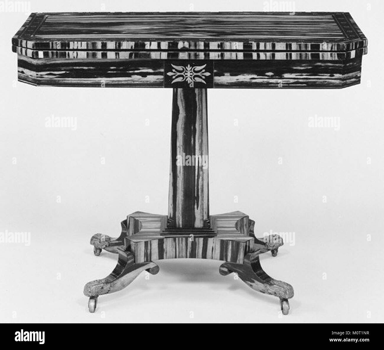 This card table, part of the Metropolitan Museum of Art collection ...