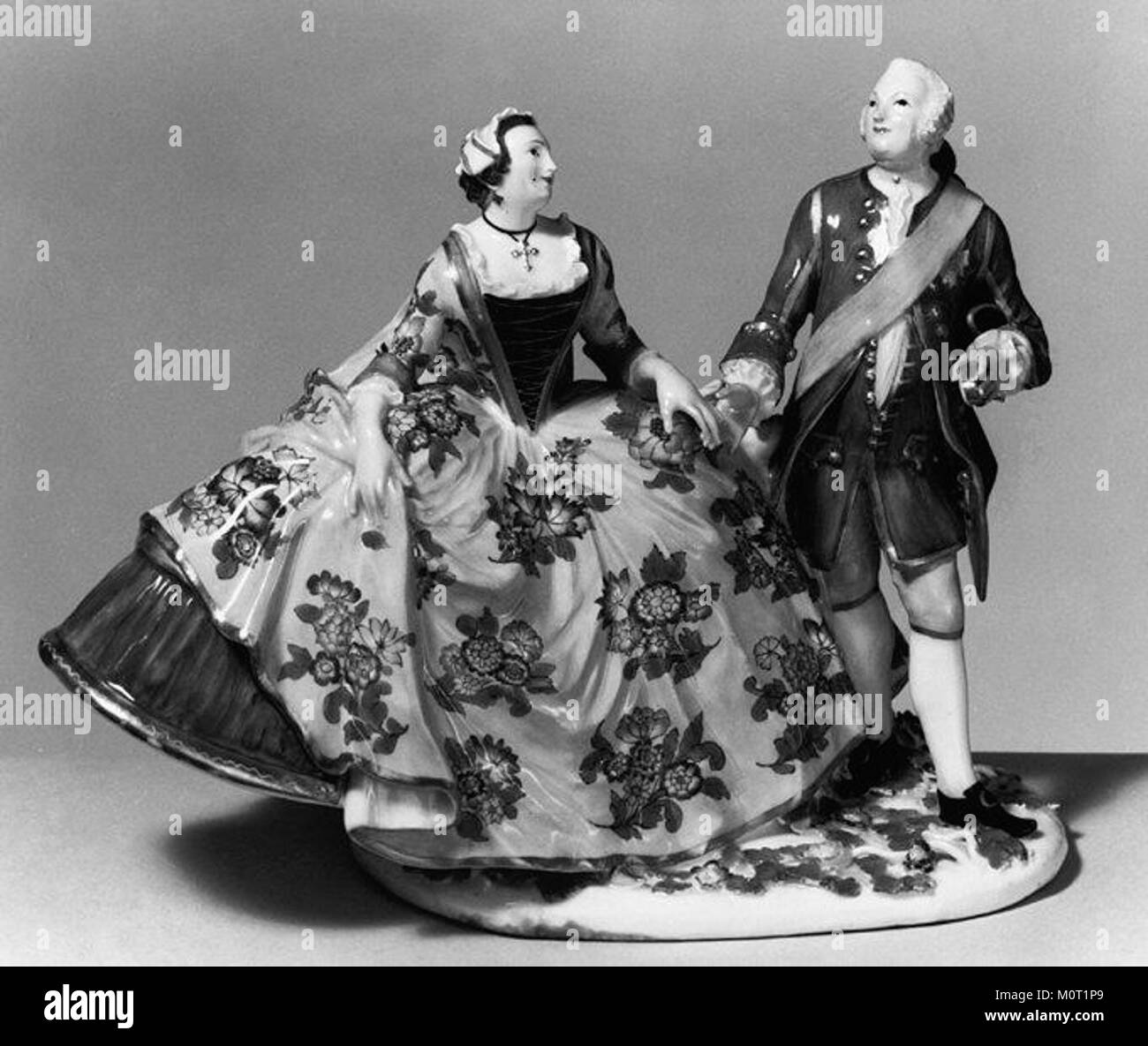 The artwork 'Cavalier and Lady' from 1839, housed in The Metropolitan ...