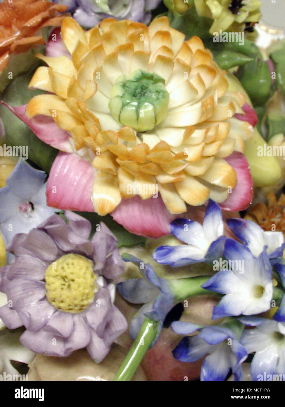 This image features a centerpiece in the Metropolitan Museum of Art ...