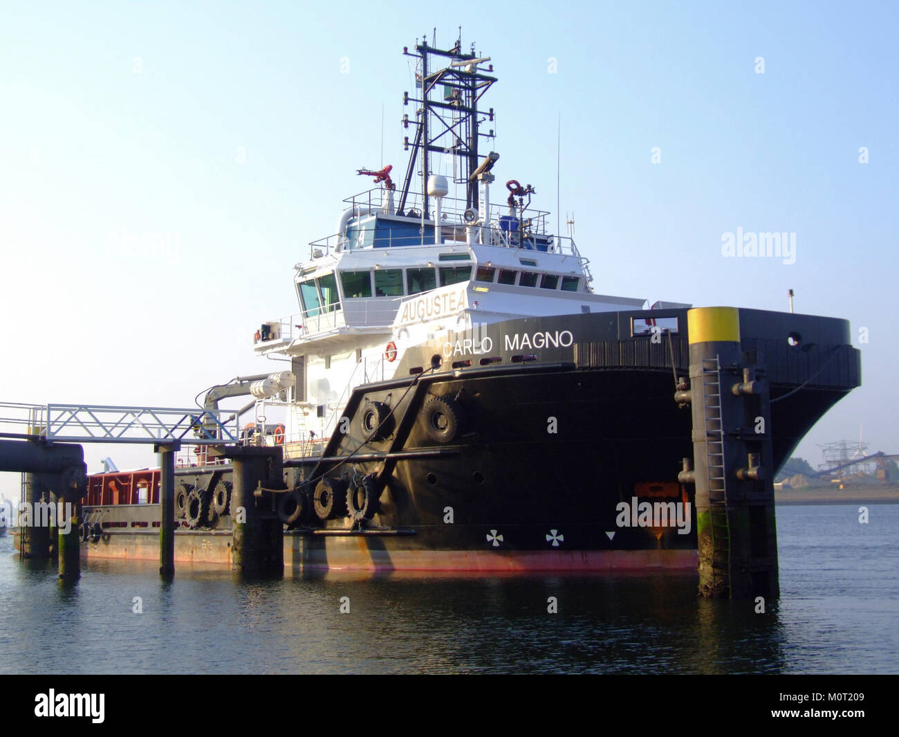 The Carlo Magno is a ship with IMO number 9341251. This image, captured ...