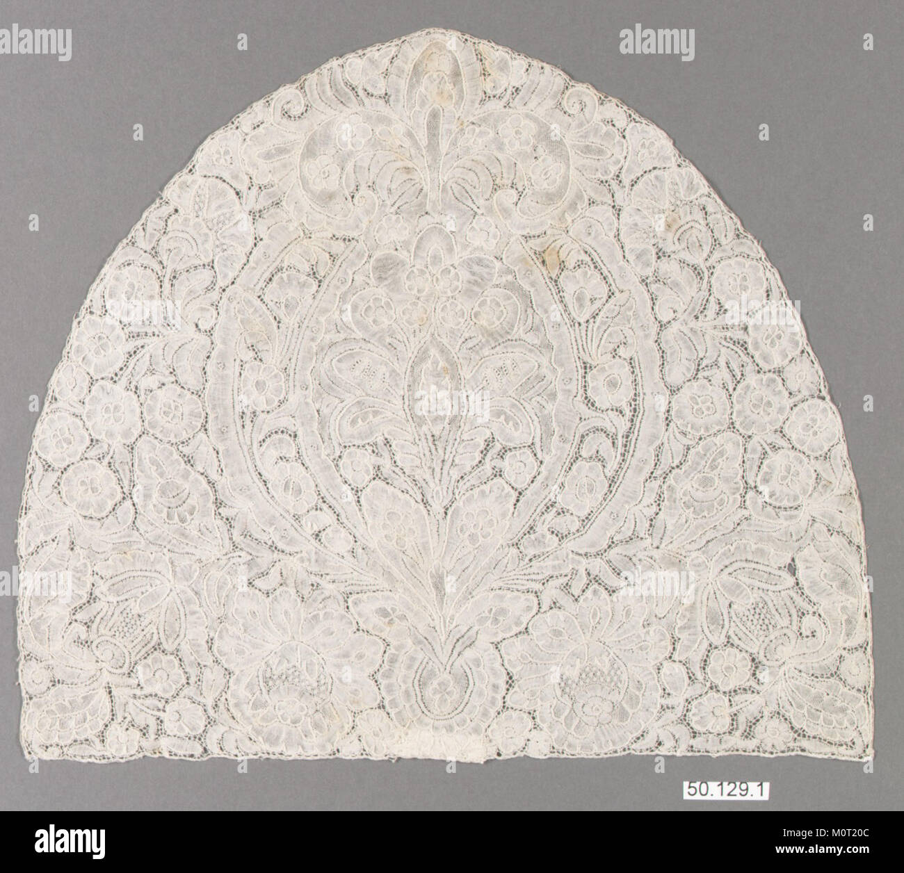 The cap crown and lappet, displayed at the Metropolitan Museum of Art ...