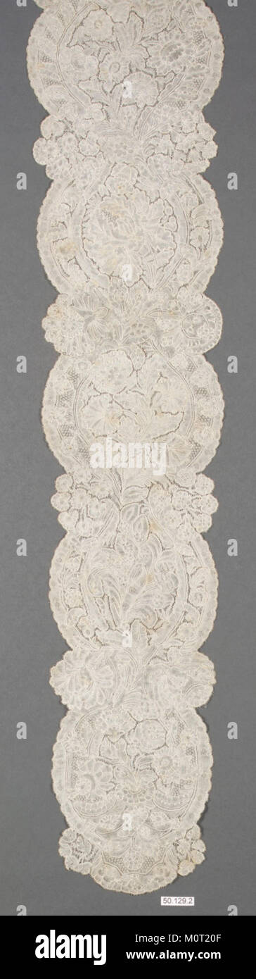 This cap crown and lappet, part of The Metropolitan Museum of Art's ...