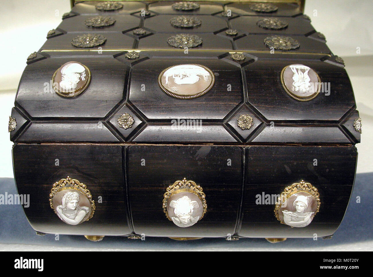 The casket, cataloged under MET SF2007 214, is a historical object ...