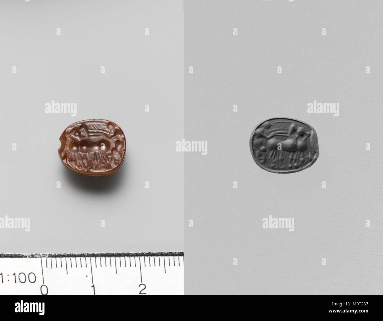 This carnelian scarab is a piece of ancient Egyptian jewelry, carved ...