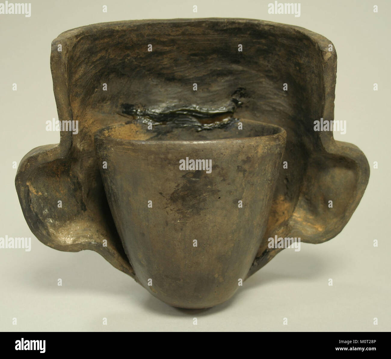 Ceramic face mask from the Metropolitan Museum of Art, cataloged under ...