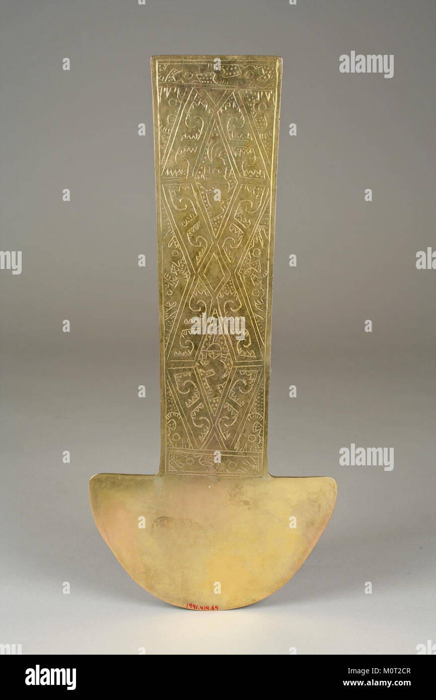 This ceremonial knife, cataloged in the MET collection, is a ...