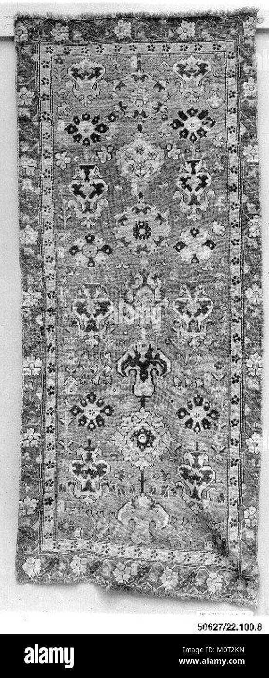 This 18th-century carpet, housed at the Metropolitan Museum of Art ...