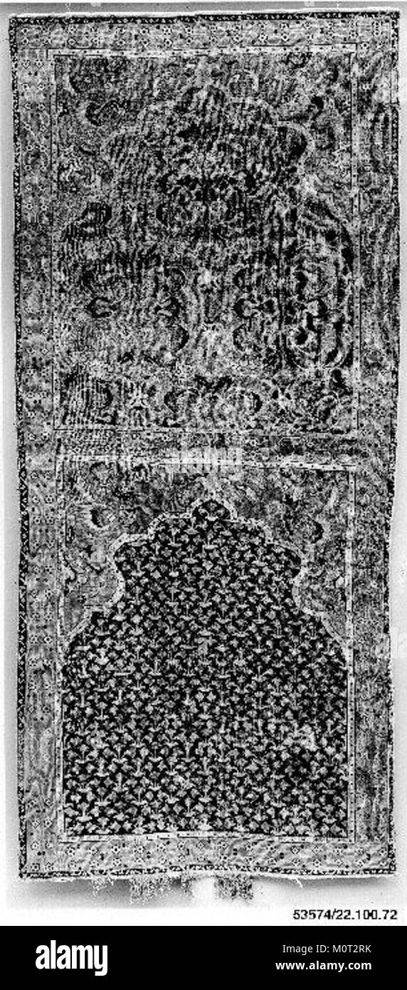 The carpet, part of the MET collection, represents an example of fine ...