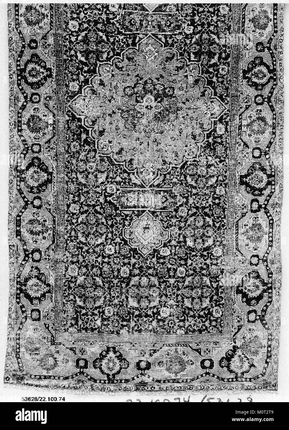 This carpet, cataloged as MET 53628, is part of the Metropolitan Museum ...