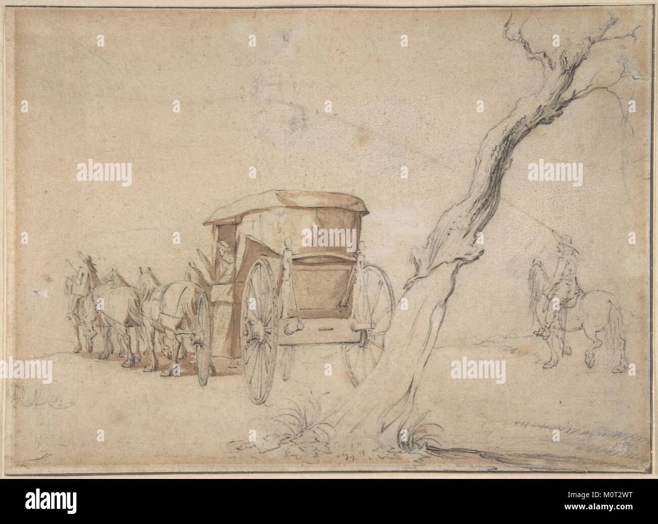 The artwork *Carriage In A Landscape*, housed at the Metropolitan ...