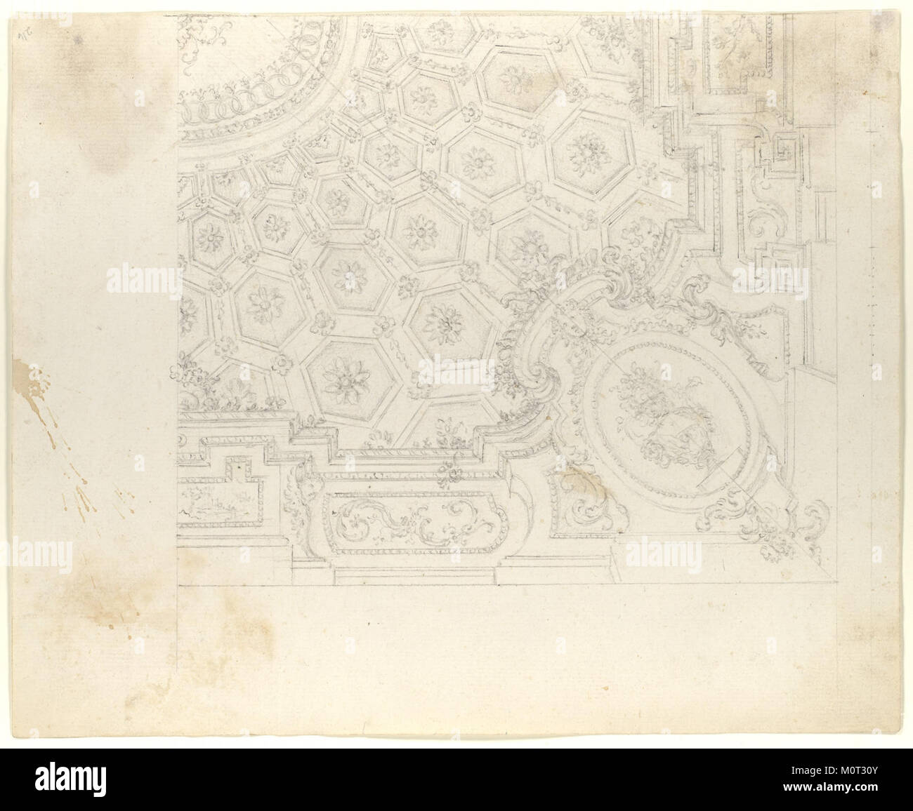 This ceiling design, part of the MET collection, highlights the ...