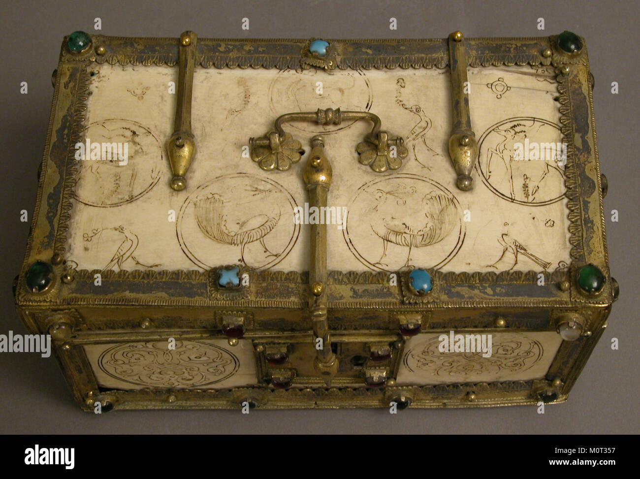 The painted casket with roundels, part of the Metropolitan Museum of ...