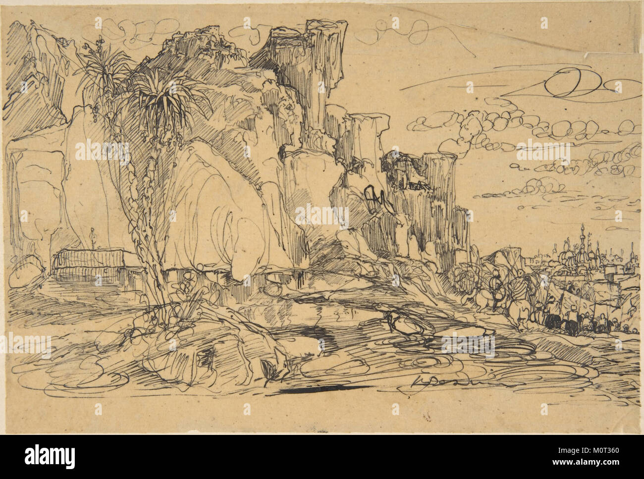 The *Caucasian Landscape*, an artwork in the Metropolitan Museum of Art ...
