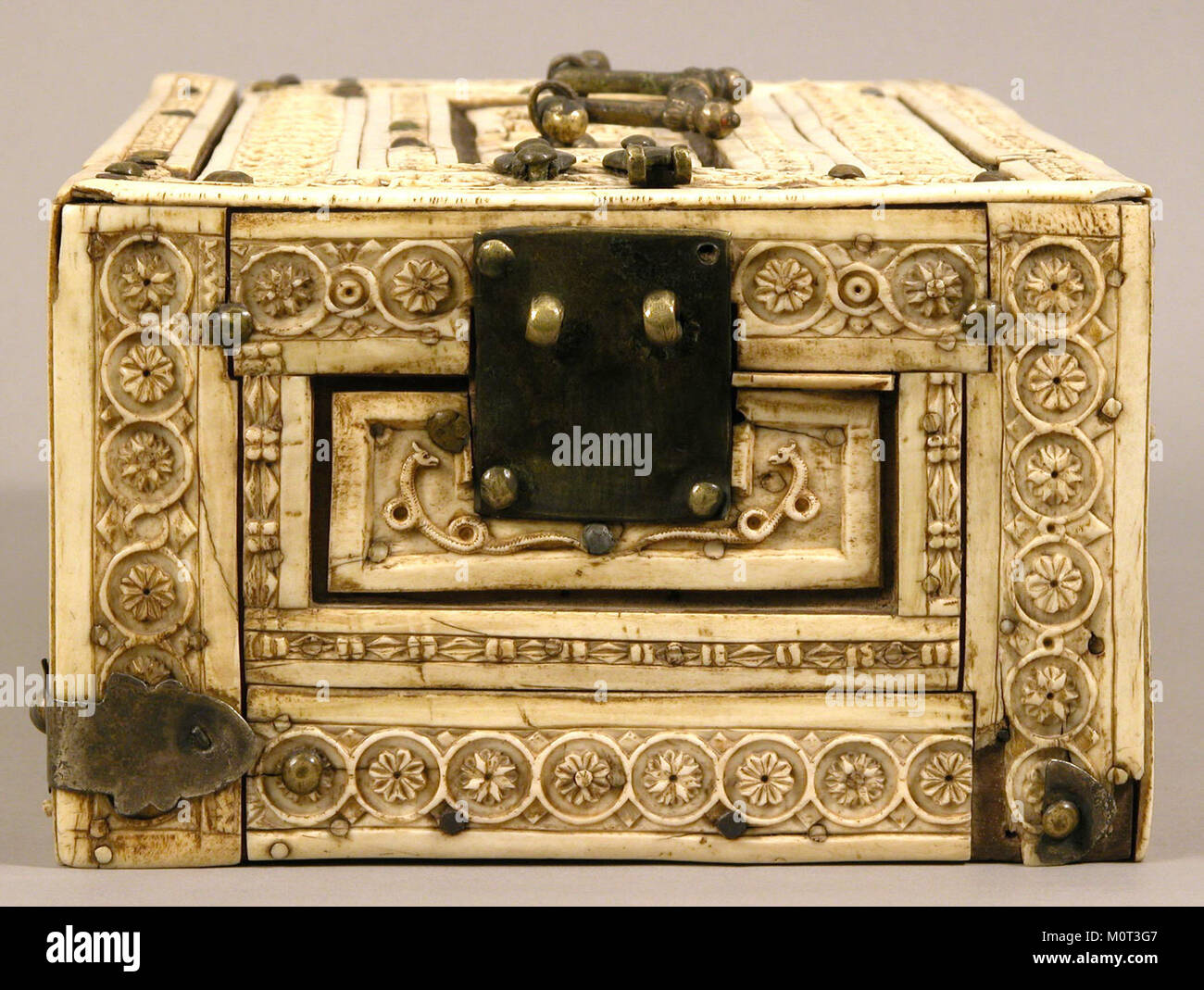 This ancient casket, displayed at the Metropolitan Museum of Art ...