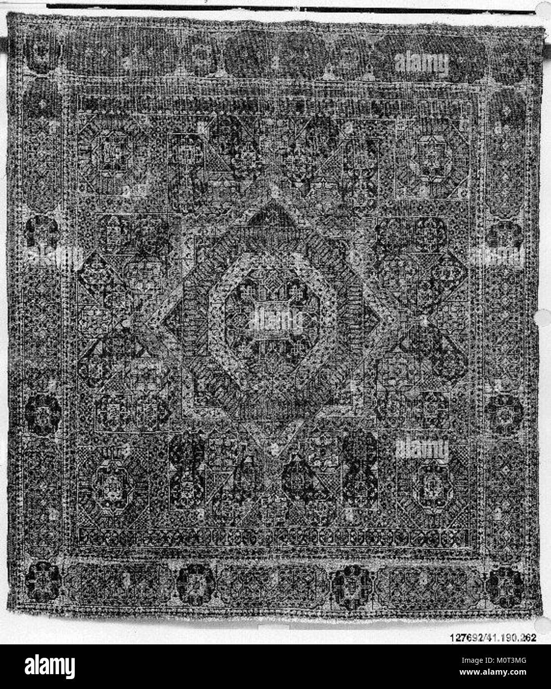 This carpet, part of the MET collection, is a fine example of textile ...