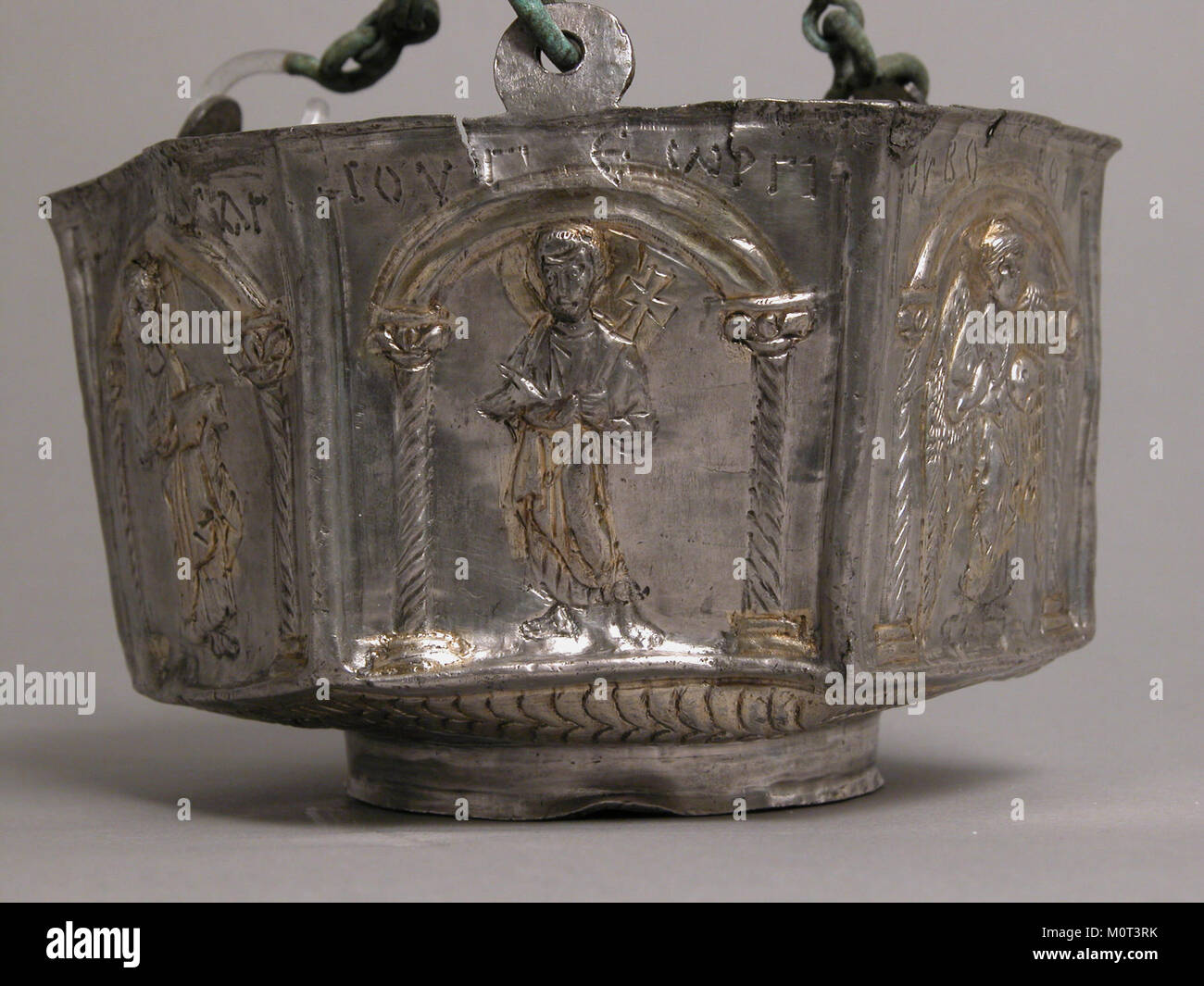 This censers, an important religious artifact, is adorned with six holy ...