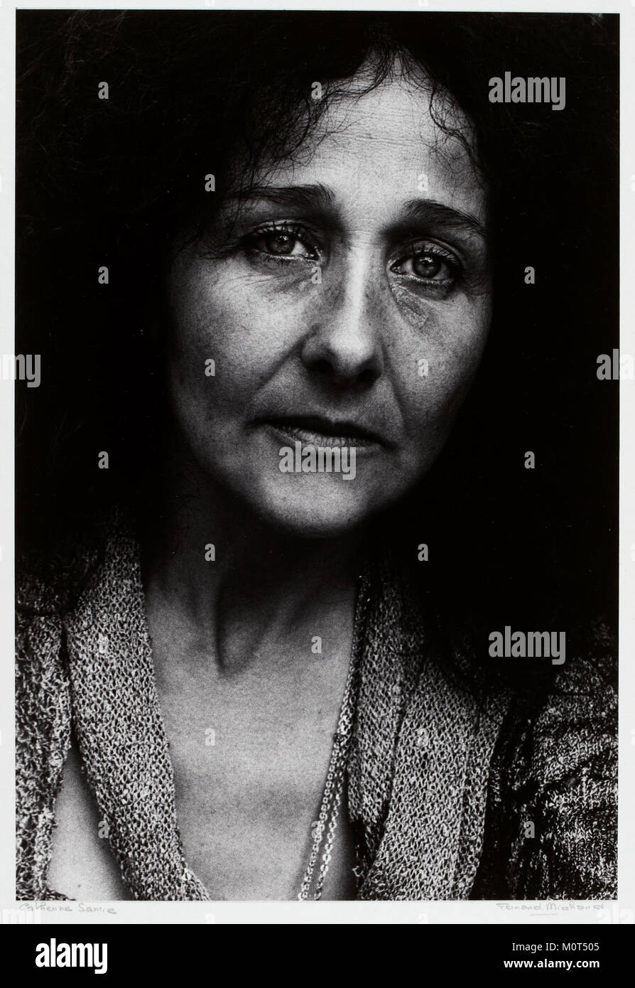 Catherine Samie, portrait de Fernand Michaud Stock Photo - Alamy