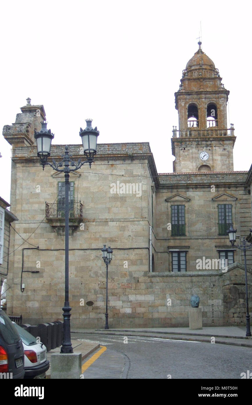 The Monasterio de San Salvador in Celanova, Spain, is a historic ...