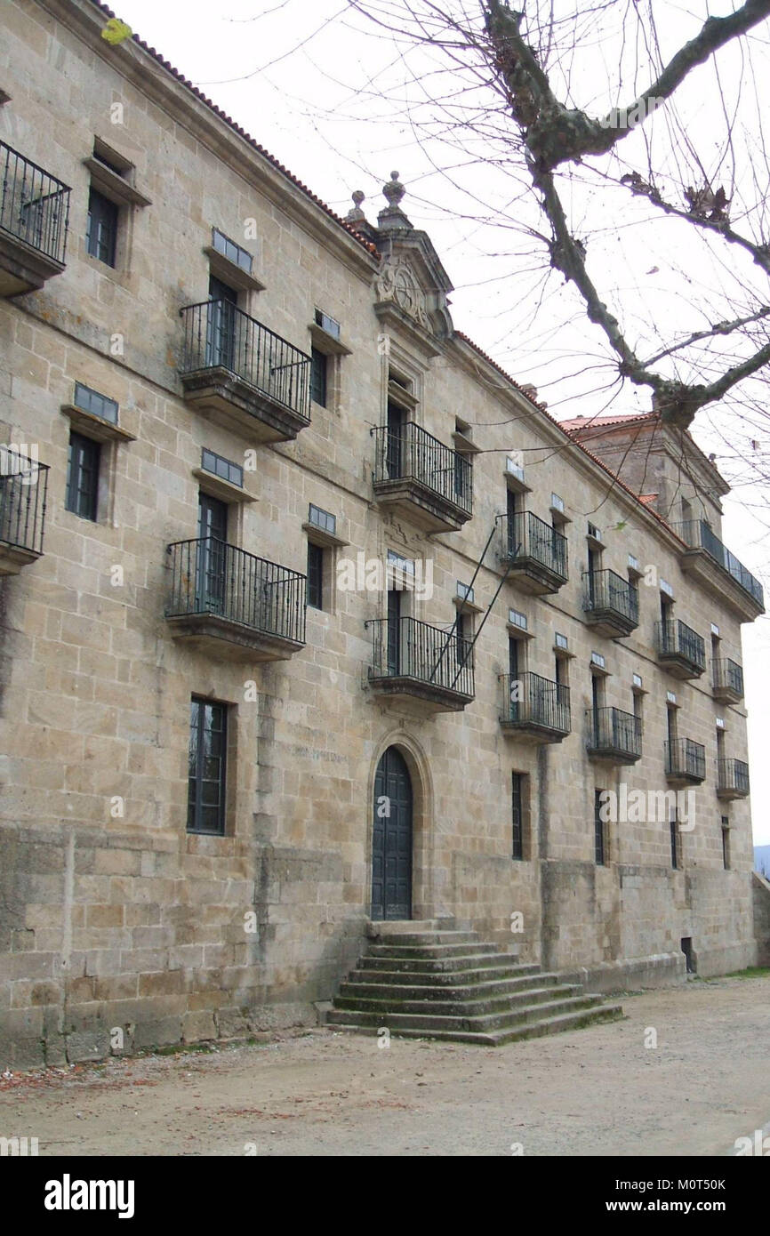 Celanova's Monasterio de San Salvador in Galicia, Spain, is a historic ...