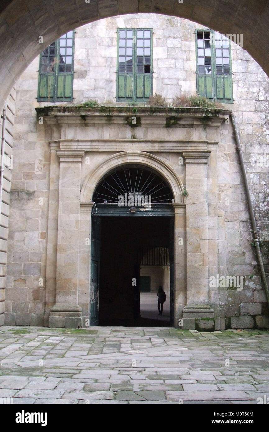 A photograph of the Monasterio de San Salvador in Celanova, Spain. The ...