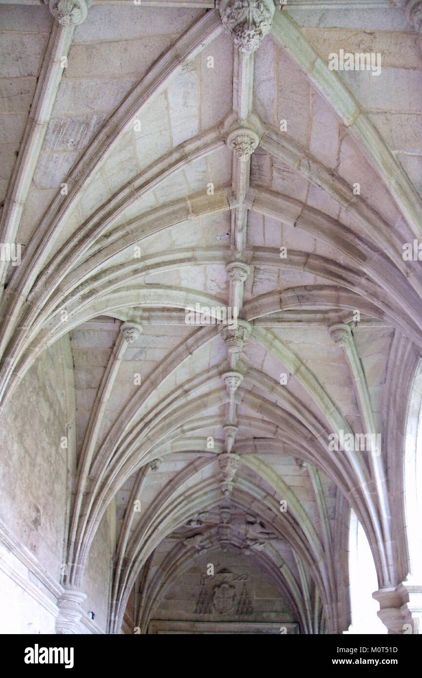 The Monasterio de San Salvador in Celanova, Spain, features the ...