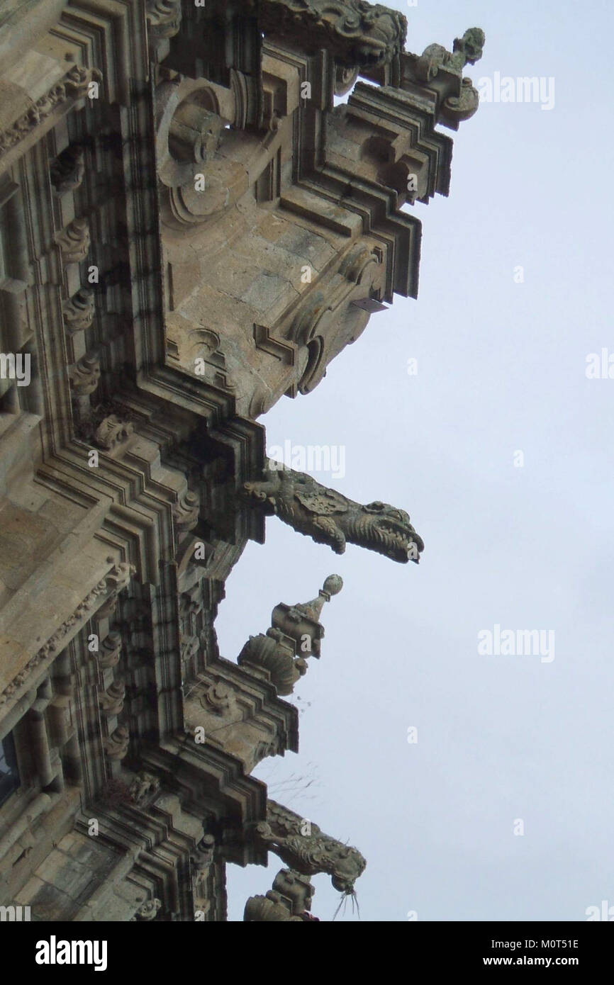 The Monasterio de San Salvador in Celanova, Spain, is a historic ...