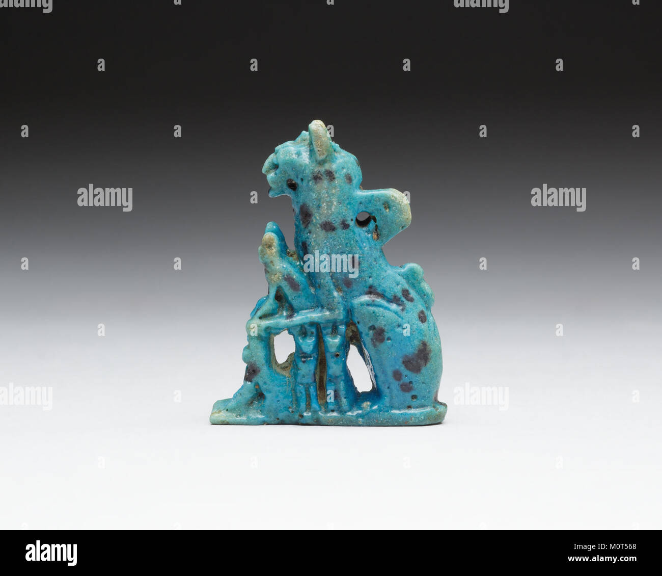 The cat amulet, cataloged at the Metropolitan Museum of Art (MET), is ...