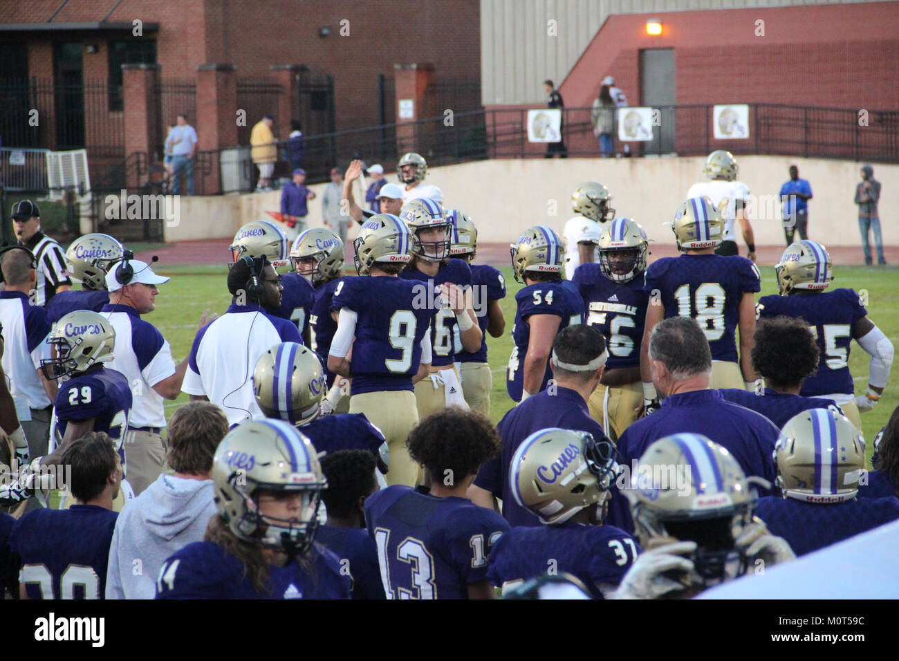 The 2017 football game between Cartersville High School and Calhoun ...