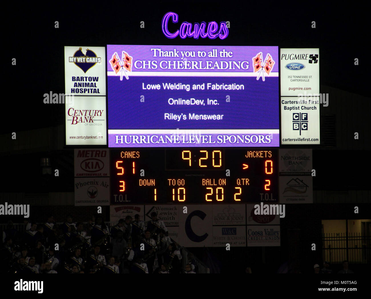 Football scoreboard school hi-res stock photography and images - Alamy